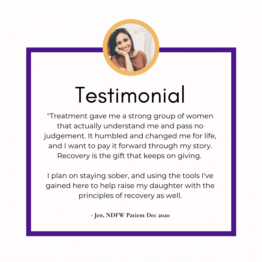 Testimonials - New Directions For Women