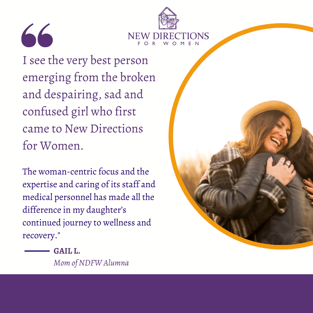 Testimonials - New Directions For Women